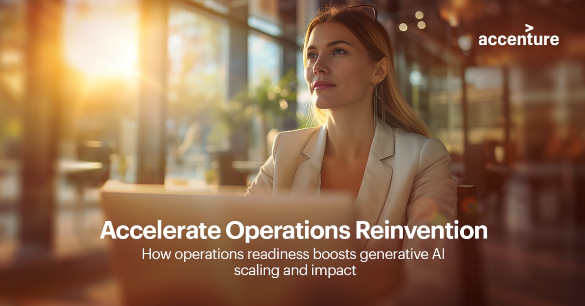 Generative AI in Operations for AI-Powered Reinvention | Accenture