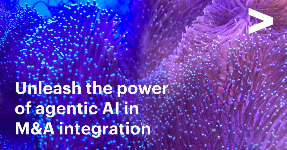 Unleash the Power of Agentic AI in Post-merger Integration | Accenture