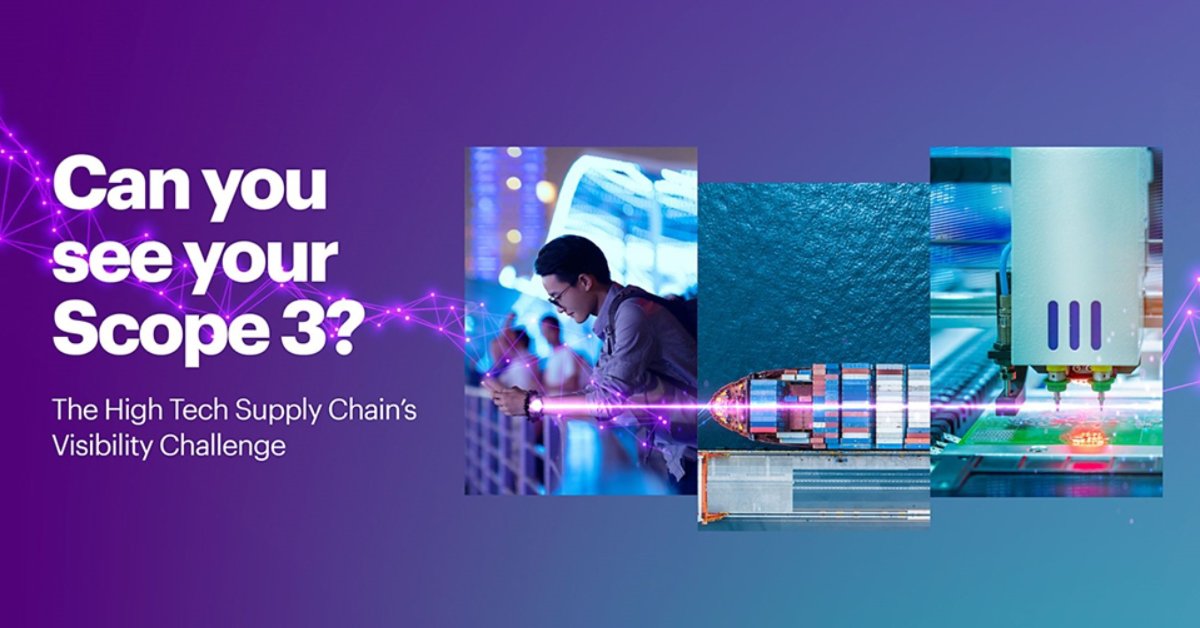 See Scope 3 for Your Full Supply Chain Network – High Tech | Accenture