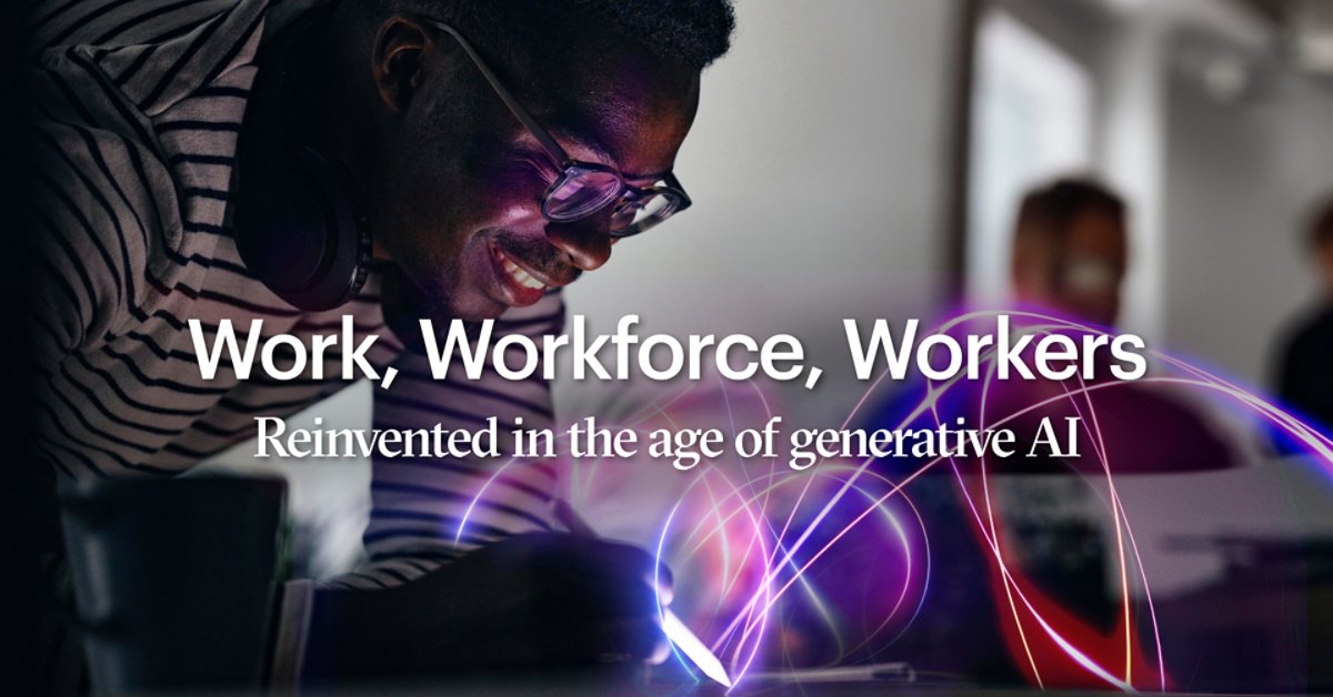 Generative AI Future of Work Talent Transformation | Accenture