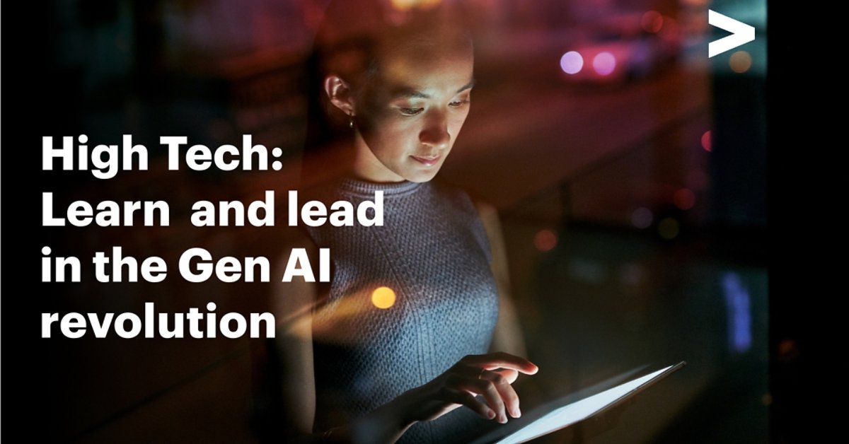 Generative AI Adoption in the High Tech Industry | Accenture
