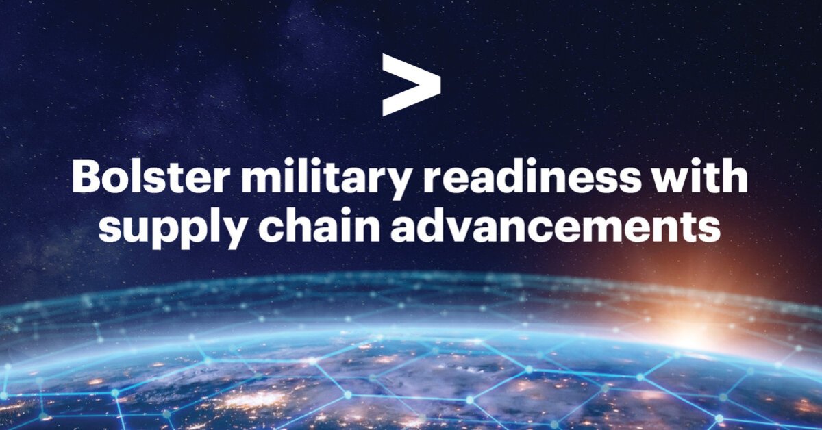Reinventing Military Supply Chains With Digital Twins | Accenture