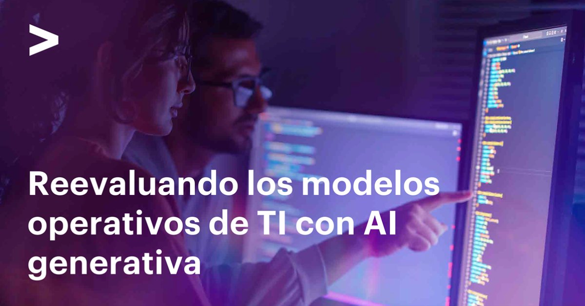 Replanteamiento de los modelos operativos de TI | Accenture
