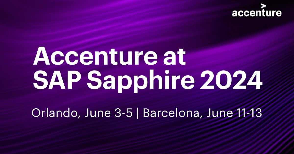SAP Sapphire 2024 | Accenture