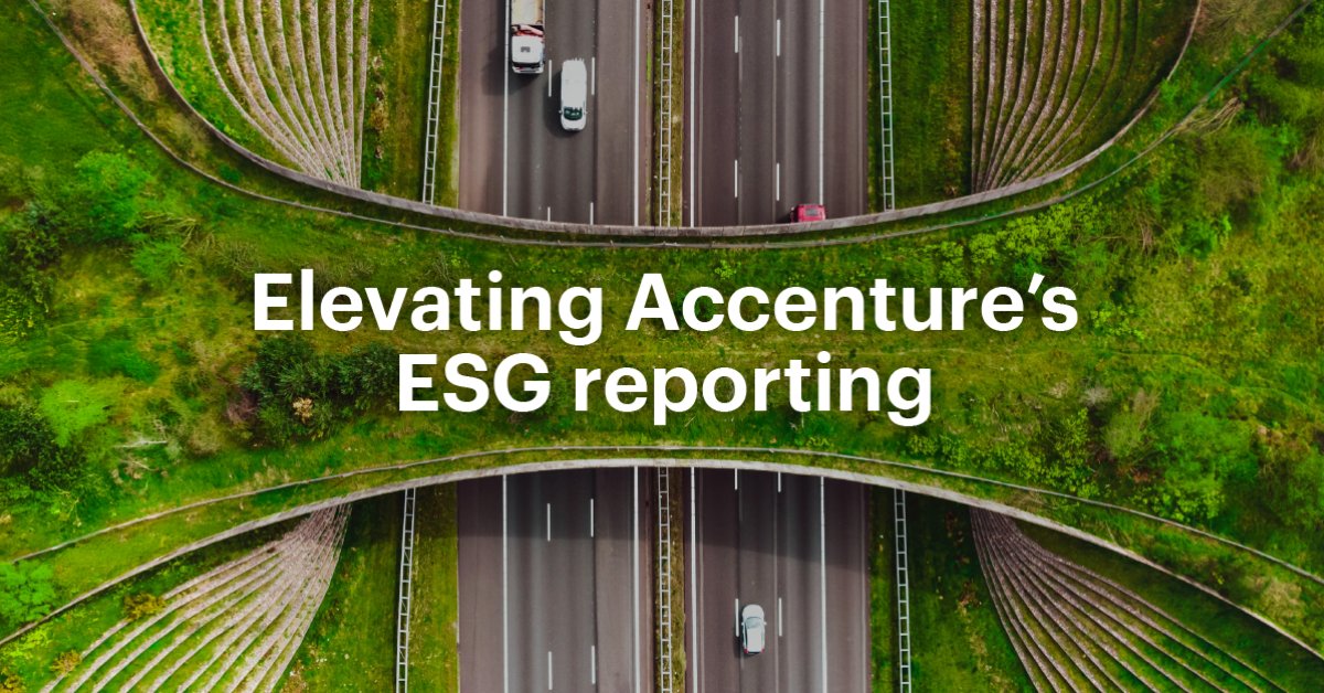 Integrated ESG Reporting Impact | Case Study | Accenture