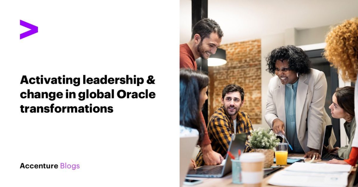 Leadership & Oracle: Human-Centered Change | Accenture