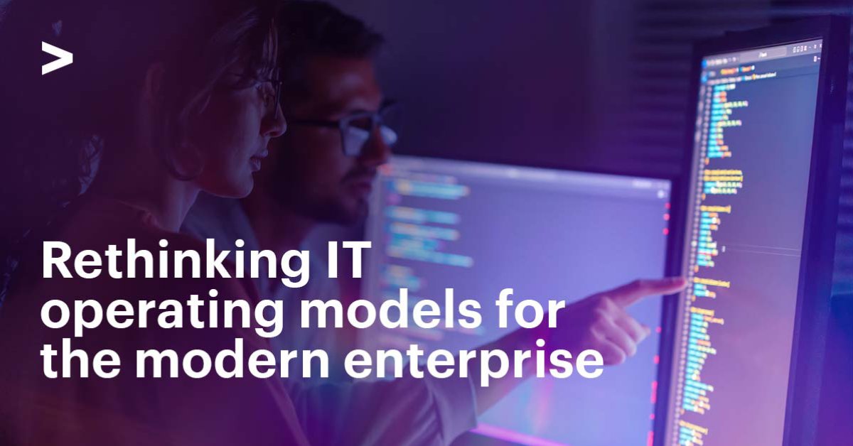 Rethinking IT Operating Models With Gen AI | Accenture