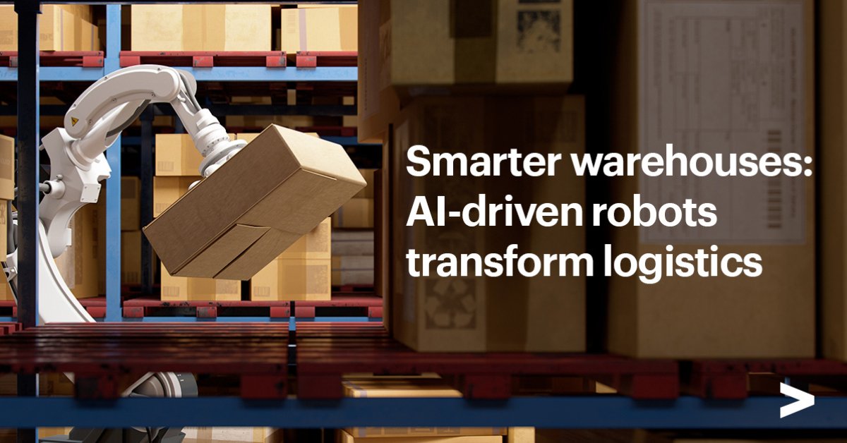 Kion Group Uses AI Robots to Transform Warehouses | Accenture