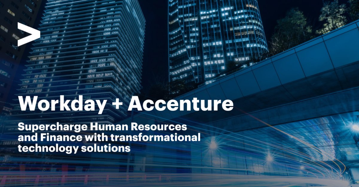 Transform HR & Finance with Accenture & Workday Partnership