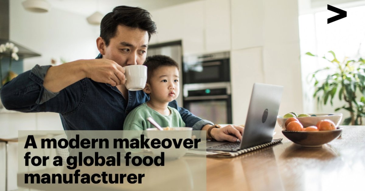 Transforming Tradition for a Multinational Food Corporation | Accenture