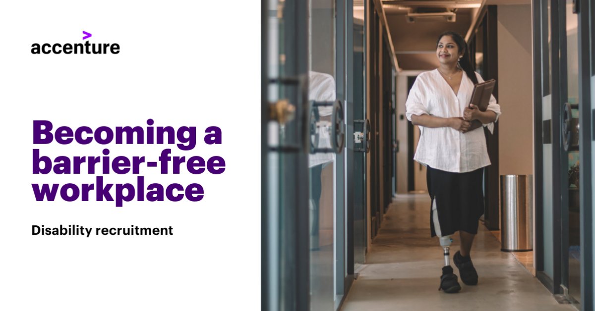 Disability Confident Recruiter | Sarah Kruger | Accenture
